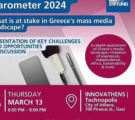 The Greek Media Barometer 2024 - What is at stake in Greece's mass ...